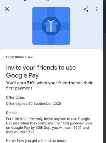 [ z8zn1f ]Google Pay Referral Code 2021: Refer Friends to Gpay and Earn ...
