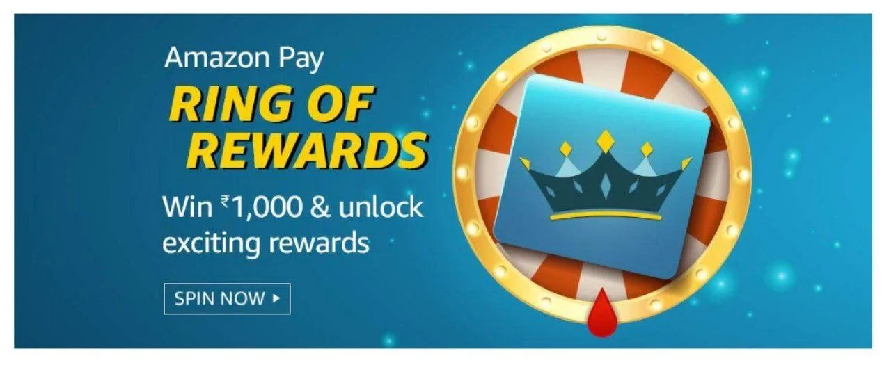 Amazon Ring of Rewards - Spin the Wheel & Win Cashback Offers & Amazon ...
