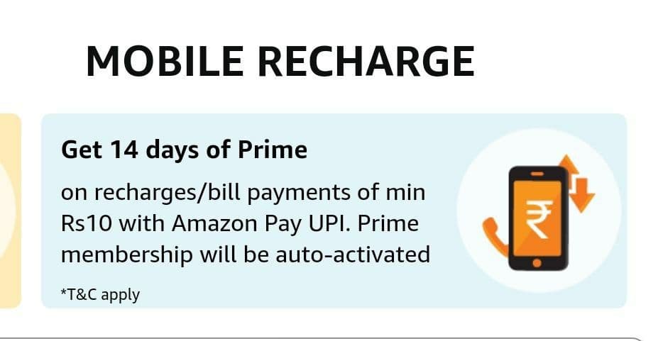Free Amazon Prime Offer - Get 14 Days Amazon Prime For Free With ₹10 ...