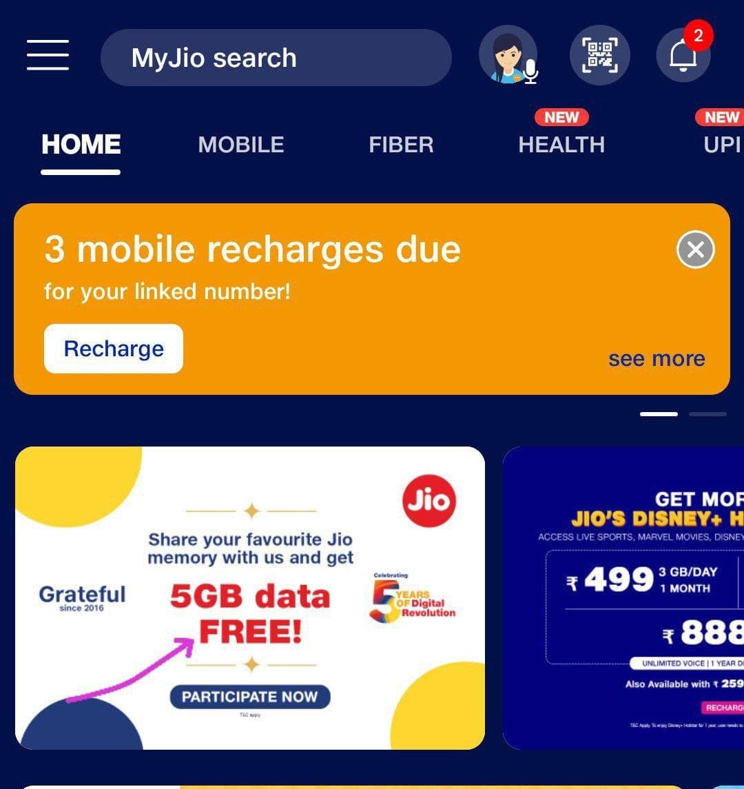 Jio Free Data Offers : Get 1 GB Data For Just Rs.1 From Whatsapp ...