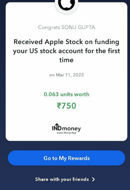 [SON153HUAMZ] INDMoney Referral Code - Sign Up & Get Rs.750 + 750 Per Refer | Bigtricks.in
