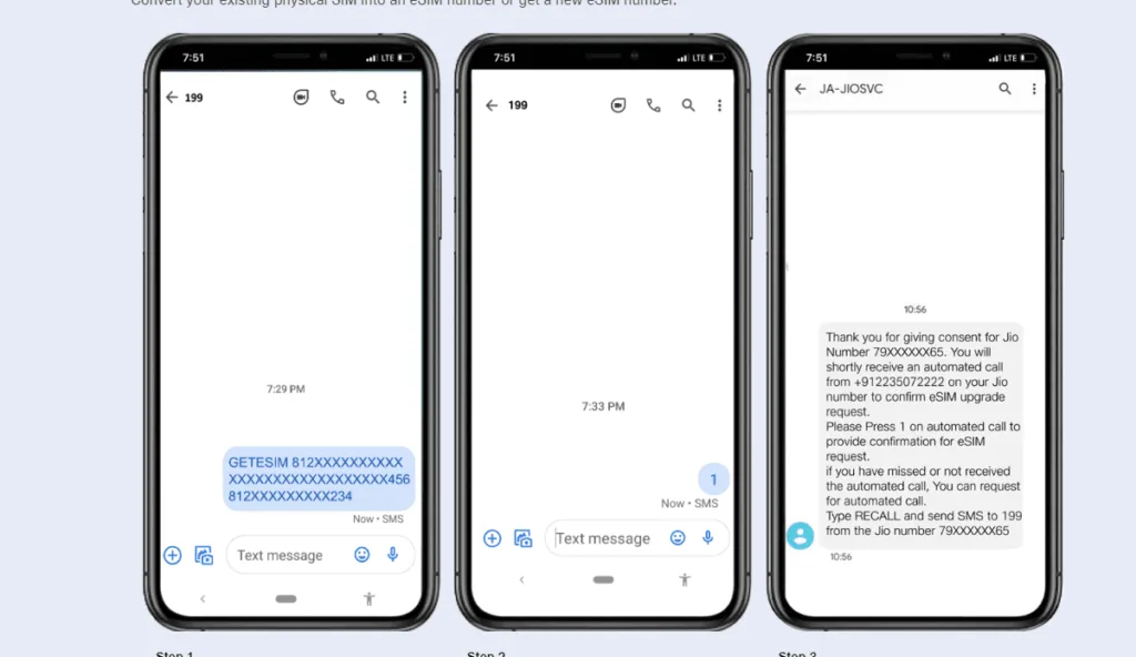 How to Install Jio eSim in your handset | Convert Physical Jio Sim to ...