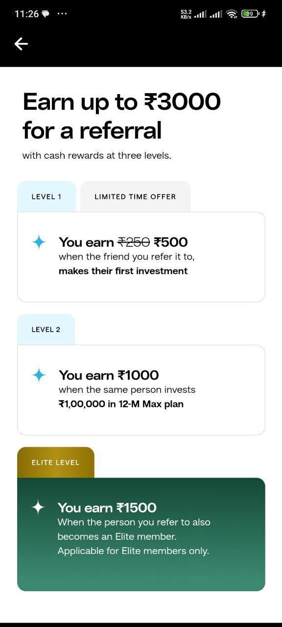 Power Up Money : Earn Upto 11% Interest on FD + ₹250 on Signup & 10g ...