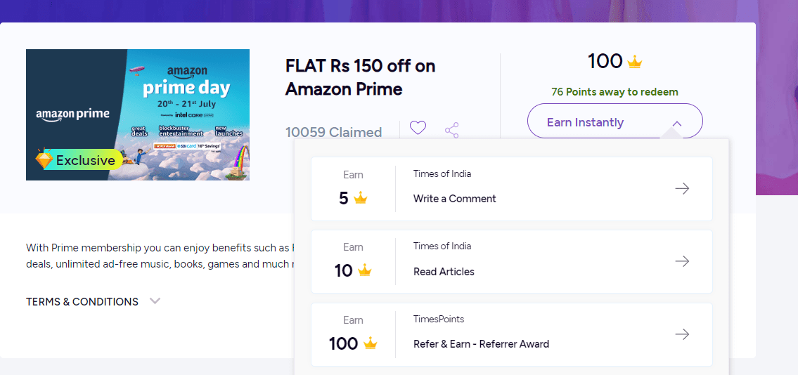 Free Amazon Prime Membership Vouchers: Get Free Upto ₹750 Amazon Prime ...