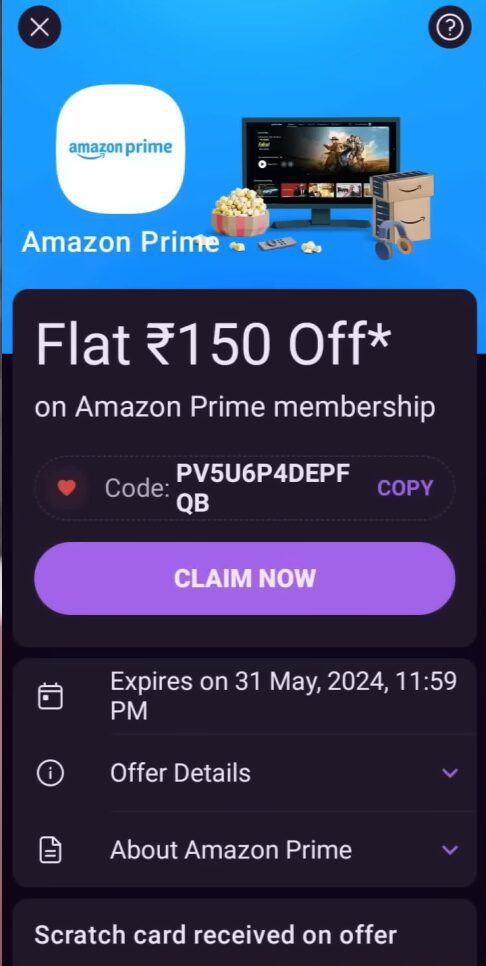 Free Amazon Prime Membership Vouchers: Get Free Upto ₹750 Amazon Prime ...