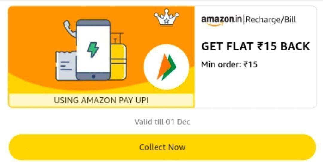 Amazon Recharge offer 19 June - 100% Cashback on Recharges/Bill ...
